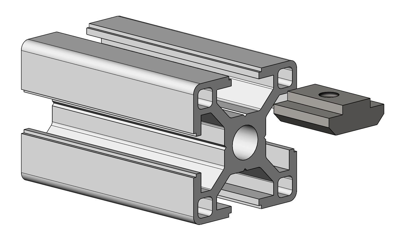 Nutenstein Nut 8 | BAUER Profiltechnik GmbH